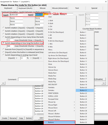 [TIPs] Assign multiple behaviors for one button | JoyToKey